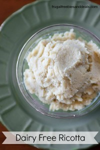 Dairy Free Ricotta | Frugal Living Mom