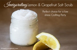 Recipe for Citrus Salt Scrub | Frugal Living Mom