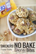 Snickers Recipe: Snickers Peanut Butter No Bake Energy Bites | Frugal ...