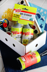 Quick and Easy Kid's Crafting Mess Clean Up | Frugal Living Mom